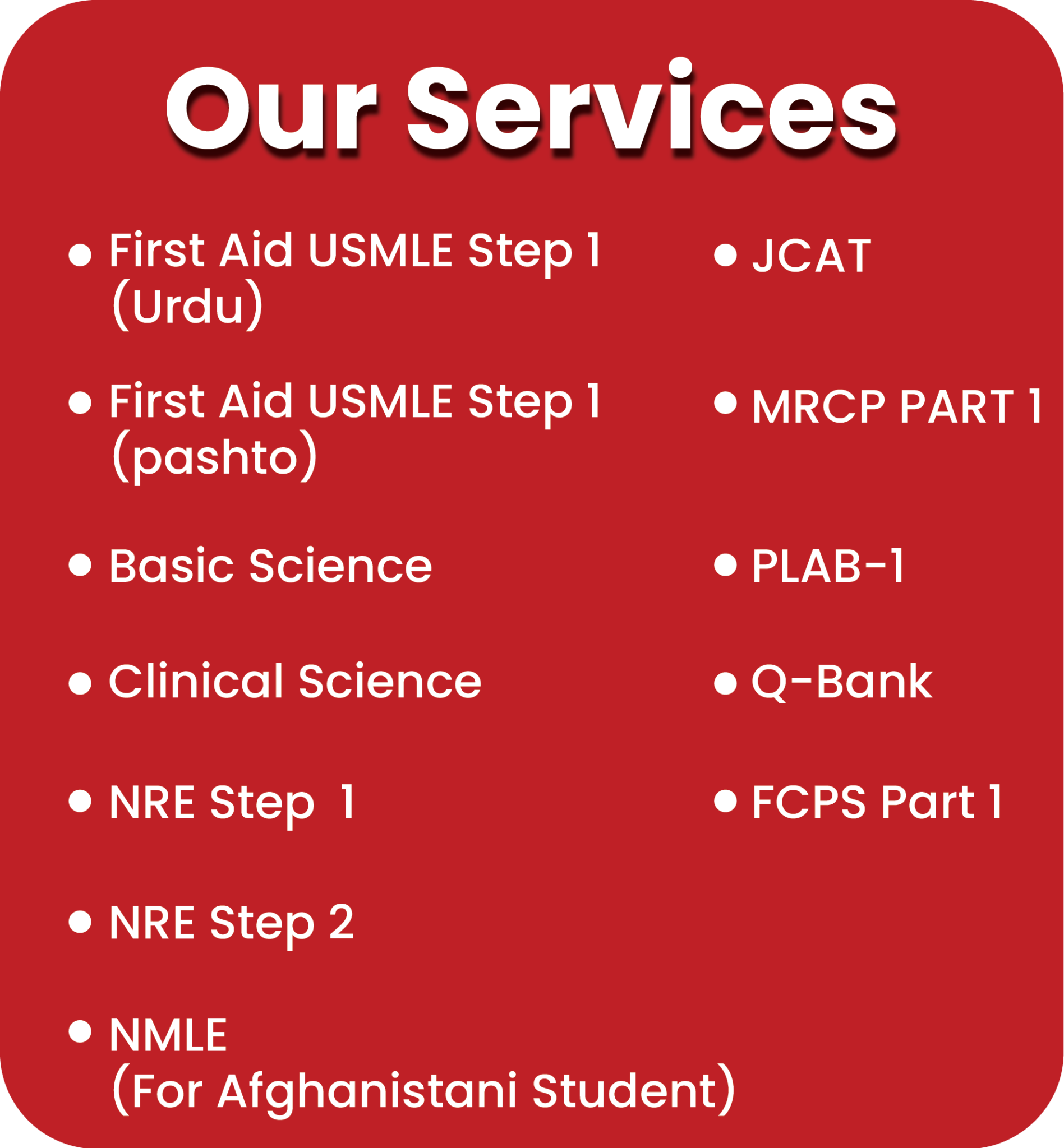 Register For First Aid USMLE Step 1 Preparation – DMLEC